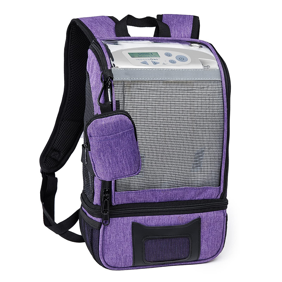 BAGSFY Oxygen Concentrator Backpack for Inogen One G5, G3, Rove 6, Lightweight Machine Carrying Bag for Inogen One G5 Accessories and Battery.