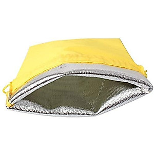 MORSNE yellow banana bags prevent ripening,banana storage freshness bag-looking lightweight convenient veggie bag washable durable (YELLOW-1 pack)