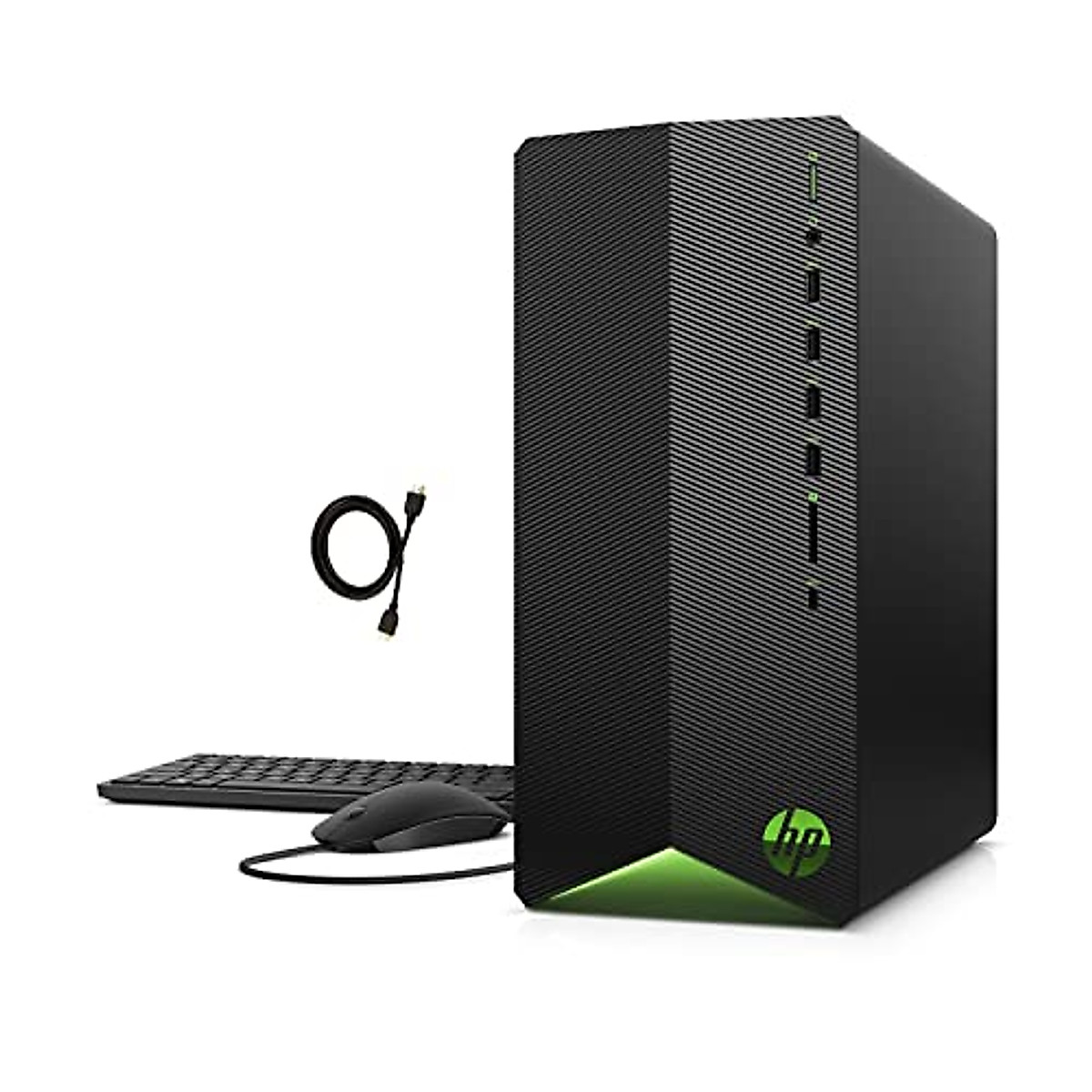 HP Newest Pavilion TG01 Gaming Desktop PC, Intel 6-Core i5-10400F Upto 4.3GHz, 8GB RAM, 1TB PCIe SSD, NVIDIA GeForce RTX 3060 12GB GDDR6, WiFi, Windows 11 Pro + Keyboard & Mouse, HDMI Cable