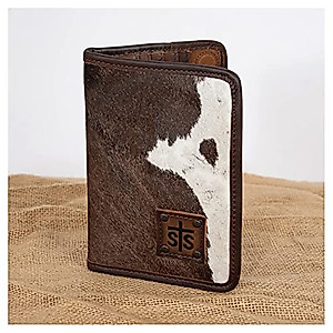 STS Ranchwear Women's Magnetic Wallet/Travel/Passport Case, Cowhide
