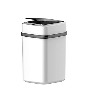 CZDYUF Intelligent Induction Trash Can with Lid Kitchen Trash Can Home Automatic Bathroom Opening and Closing