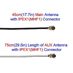 IPEX Internal Antenna 2.4GHz 5GHz Laptop WiFi Antenna for Mini PCIe 3160 7260 6235 Cards