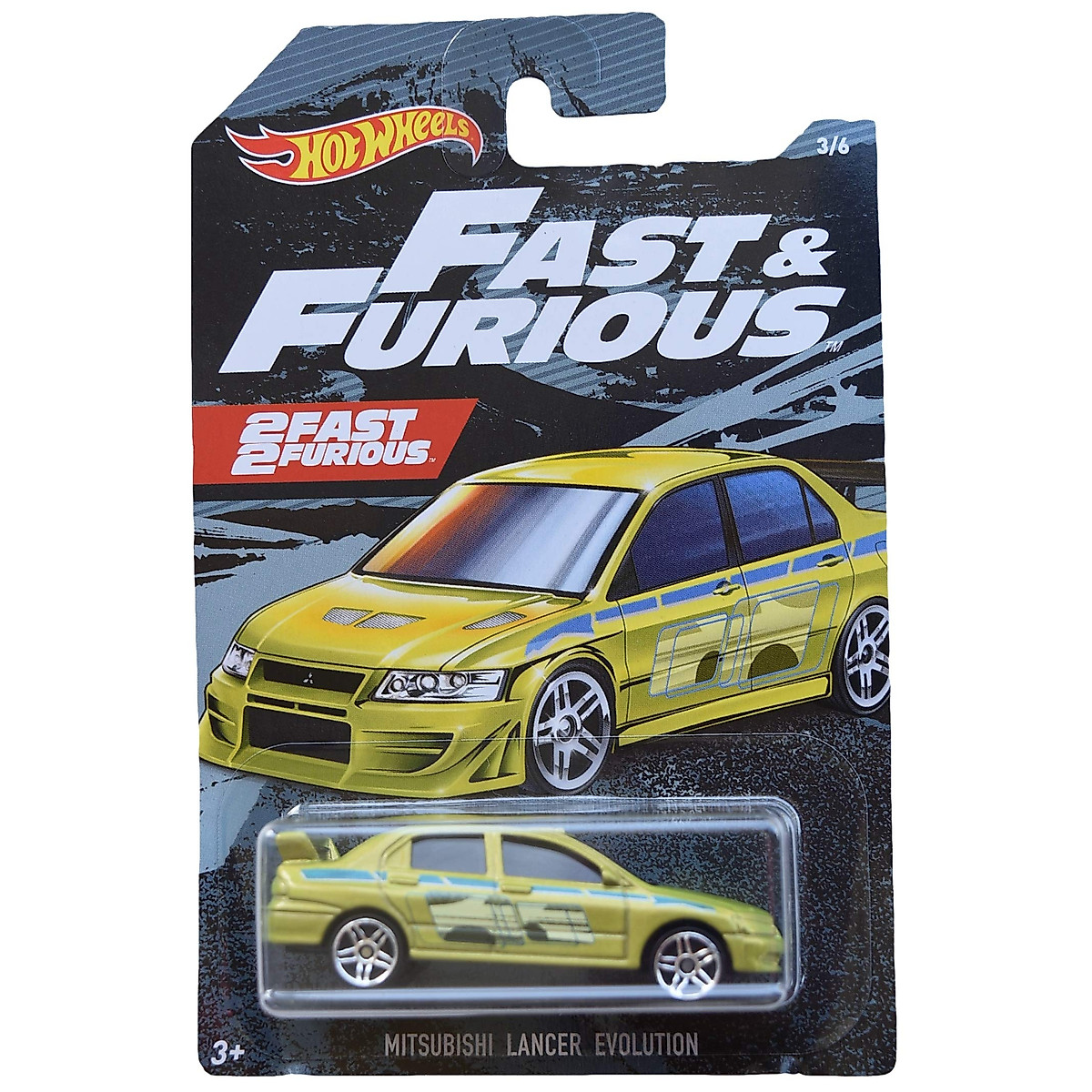 Hot Wheels Fast & Furious Mitsubishi Lancer Evolution 3/6, Green