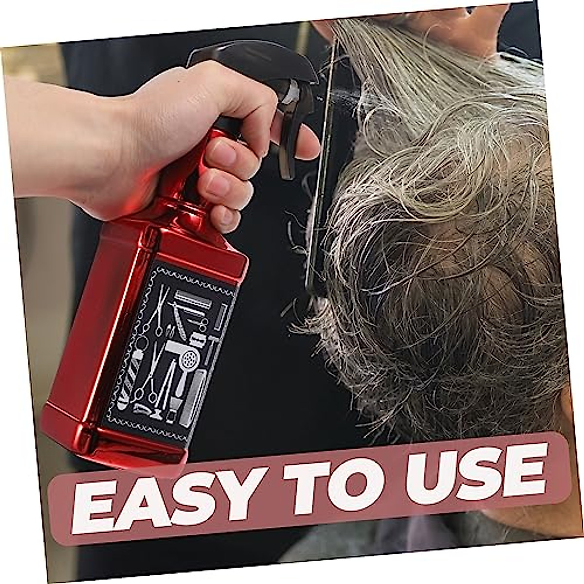 FOMIYES Spray Mist Bottle Hairdressing Electroplating Retro Watering Can Spray Mist Bottle The Pet Red Water Spray Can Watering Kettle Water Sprayer Vintage Water Container Travel