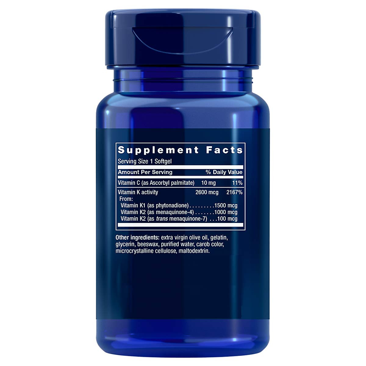 Life Extension Super K with Advanced K2 Complex Softgels,90 Count