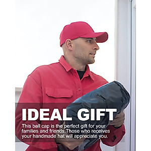 Zylioo XXL Oversized 100% Cotton Work Cap Hat,Adjustable Hard Crown Dad Cap for Big Heads,Gaint Structured Cap