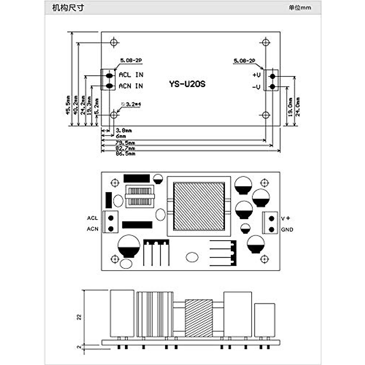 NOYITO AC to DC Precision Buck Power Supply Module AC 120V 100V-264V to 5V 3A 3000mA 15W Isolated Step-Down DC Module (5V 3A, Green)