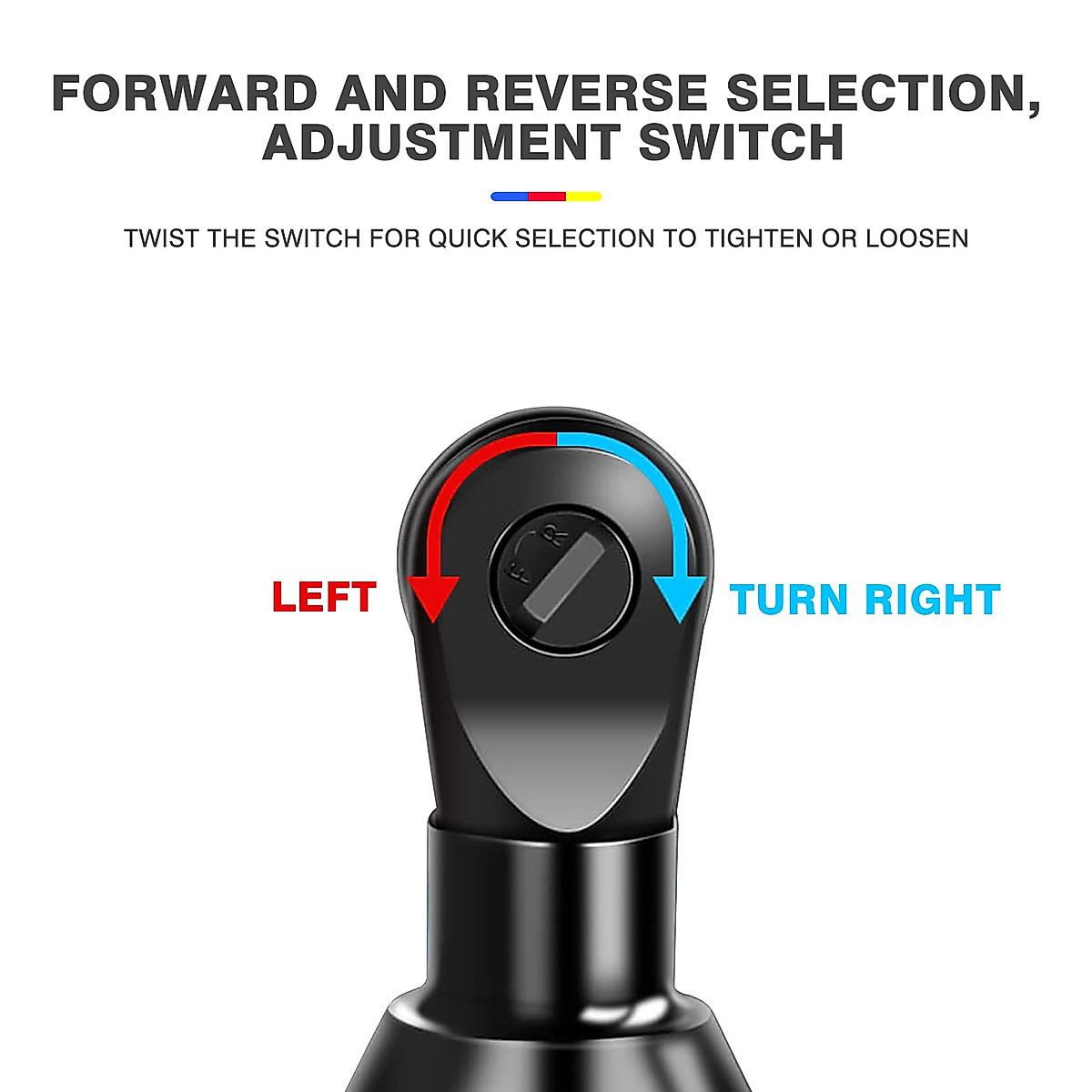 YouseaHome Cordless Electric Ratchet Wrench Set, 3/8" Power Ratchet Tool Kit with 2 Packs 1500mAh Lithium-Ion Battery and Charger, 12V Power Ratchet Driver with 7Pcs Socket Accessory Set