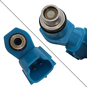 EPSIRMP 4pcs Set Fuel Injectors Compatible with Yamaha 40 50 60 HP 4 Stroke 50 60 HP 2 Stroke 6C5-13761-00-00