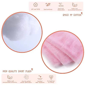 Duck Stuffed Animal,Soft Plush Toy for Kids Girls, Hugglable Stuffed Toy with Cute Hat and Costume, Best Gifts for Christmas 12in/30cm (Pink Black)