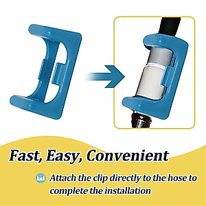 Generic 4 Pcs RP60911 Faucet Plumbing Replacement Parts, Plumbing Hose Tool, Blue