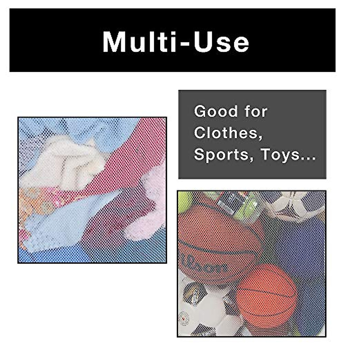 Smart Design Deluxe Rolling Triple Compartment Laundry Sorter Hampers with Wheels - Holds 6 Loads - Sturdy Steel Metal Frame - Clothes and Laundry - Home Organization - 30 x 32 Inch - Beige