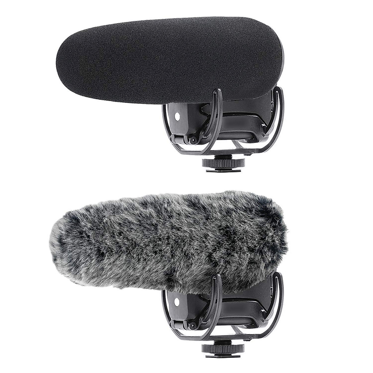 Microphone DeadCat for Rode VideoMic Pro+ On-Camera Microphone. Bestshoot Windscreen Blocker Protection Cover Furry Microphone DeadCat for Rode VideoMic Pro+ On-Camera Microphone (2 Pack)