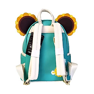 Loungefly Disney Exclusive Minnie Sunflower Double Strap Shoulder Bag