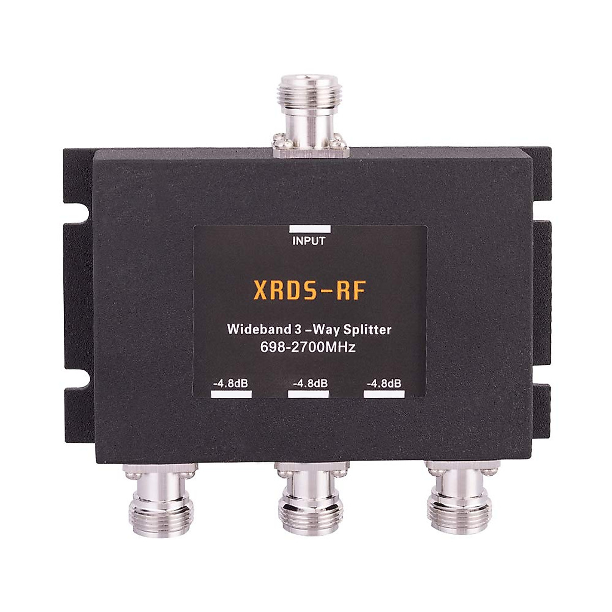 XRDS -RF Wide-Band 3 Way Splitter-4.8dB N Type Female-50 Ohm (NOT for TV)