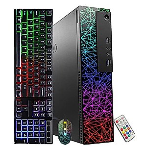 Lenovo ThinkCentre Desktop Computer PC, Intel Core i5 6th Gen Processor, 16GB DDR4 RAM, 512GB SSD, 4K 2-Monitor Support DisplayPort, AC Wi-Fi, Bluetooth - Windows 10 Pro (Renewed)