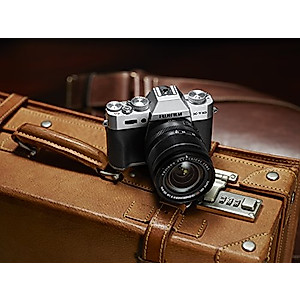 Fujifilm X-T10 Silver Mirrorless Digital Camera Kit with XC16-50mm F3.5-5.6 OIS II Lens
