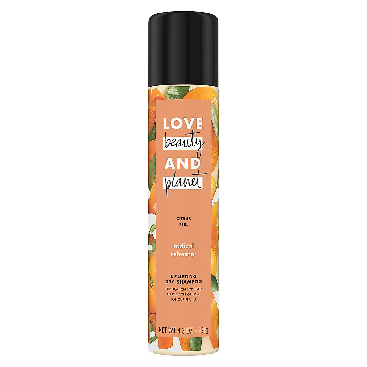 Love Beauty and Planet Shampoo for Unisex, Citrus Peel Uplifting Dry, 4.3 Ounce