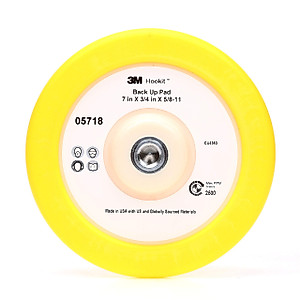 Perfect-It unisex adult 3M 05718 Perfect It Back Up Pad 7 , Yellow, One Size US