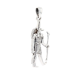 Jewelry Trends Anubis Egyptian God of the Underworld Sterling Silver Pendant
