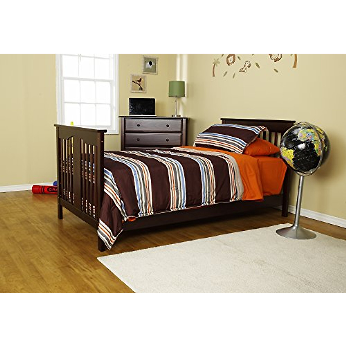 DaVinci Twin/Full Size Bed Conversion Kit (M4799) in Espresso