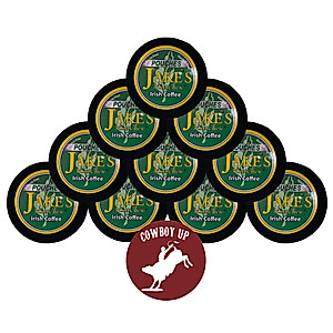 DC Crafts Nation Skin Can Cover Cowboy with 10 Cans Jake's Mint Chew Irish Coffee Pouches