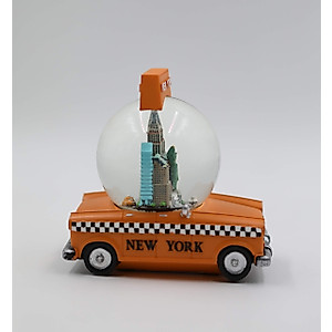 ZIZO New York City Taxi Yellow Cap Snow Globe for Women, Men and Kids Christmas Snowglobe 5 inches