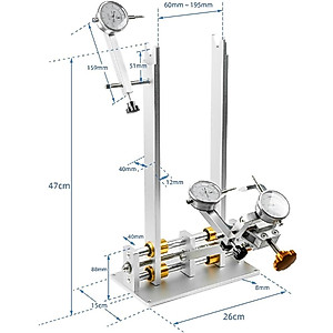 Bicycle Wheel Truing Stand, Wheel Tuning Repair Tool, Bicycle Wheel Repair Truing Bearing Stand, Bike Hub Maintenance Repair Platform for 10"-29" Wheels