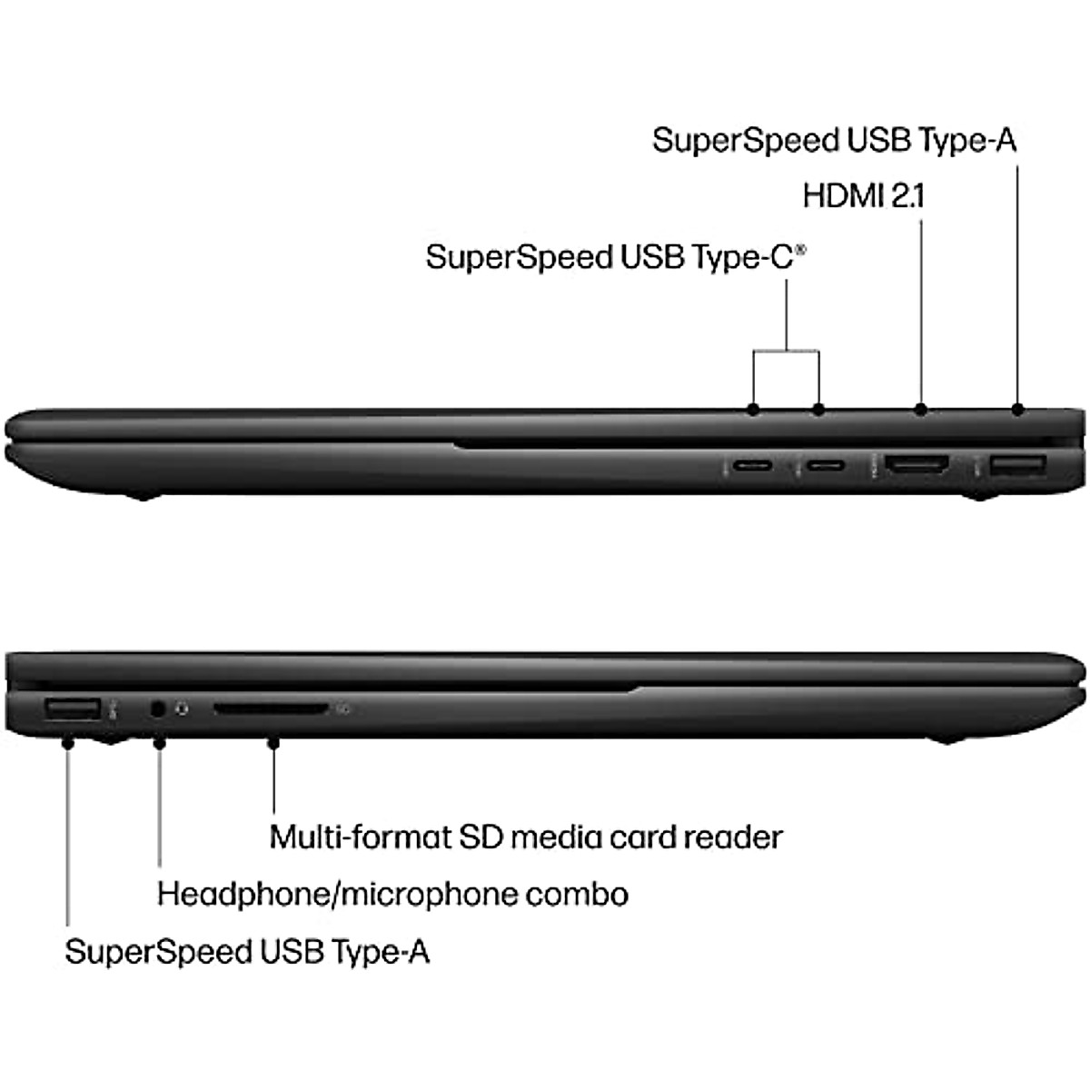 2022 Newest HP Envy 2-in-1 Laptop, 15.6" IPS FHD Touch Screen, 6 core AMD Ryzen 5 5625U(Beat i7-1265U), 8GB DDR4, 256GB SSD, Backlit Keyboard, Amazon Alexa, W/ Stylus Pen, Win 11, Black