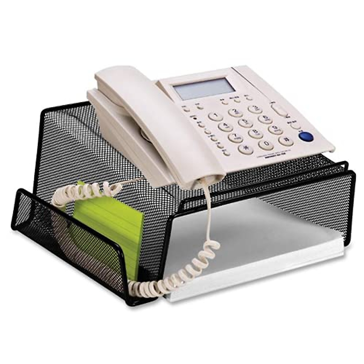 1InTheOffice Telephone Stand Desktop, Mesh