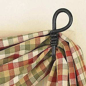 Park Designs Forged Loop Curtains Hook - Black
