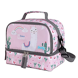 seastig Kids Lunch Box Insulated Lunch Bag Bento Bags for Kids Toddlers Meal Tote Kit for Girls Boys with Adjustable Strap