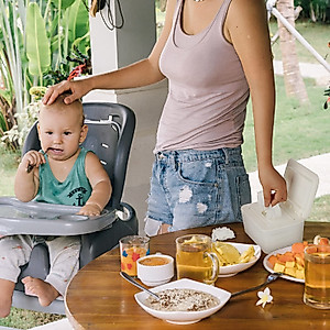 Whiidoom Large Capacity Wipes Dispenser Removable Plastic Wipes Case Keeps Wipes Fresh (White)