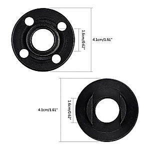 Topbuti 5" 5/8-11 Grinder Flange Angle Wrench Spanner Metal Lock Nut for Compatible with Dewalt Milwaukee Makita 193465-4 Bosch Black & Decker Ryobi