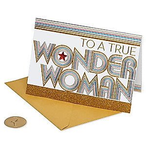 Papyrus Blank Wonder Woman Card for Her (True Wonder Woman)