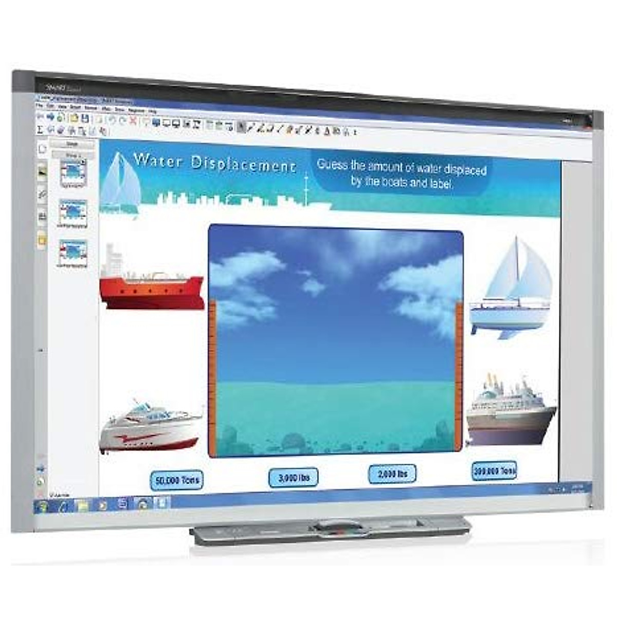 SBX 685 Interactive whiteboard, UX60 Projector & Speakers System "90 days warranty"