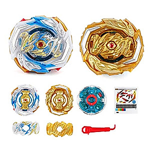 FANSETOYUMA Bey Battle Tops Hybrid Metal Fusion Burst Gyro with 4D Launcher Grip (B-154)