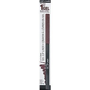 wet n wild Lip Liner Perfect Pout Matte Retractable Gel Lip Liner Pencil, Plum Together