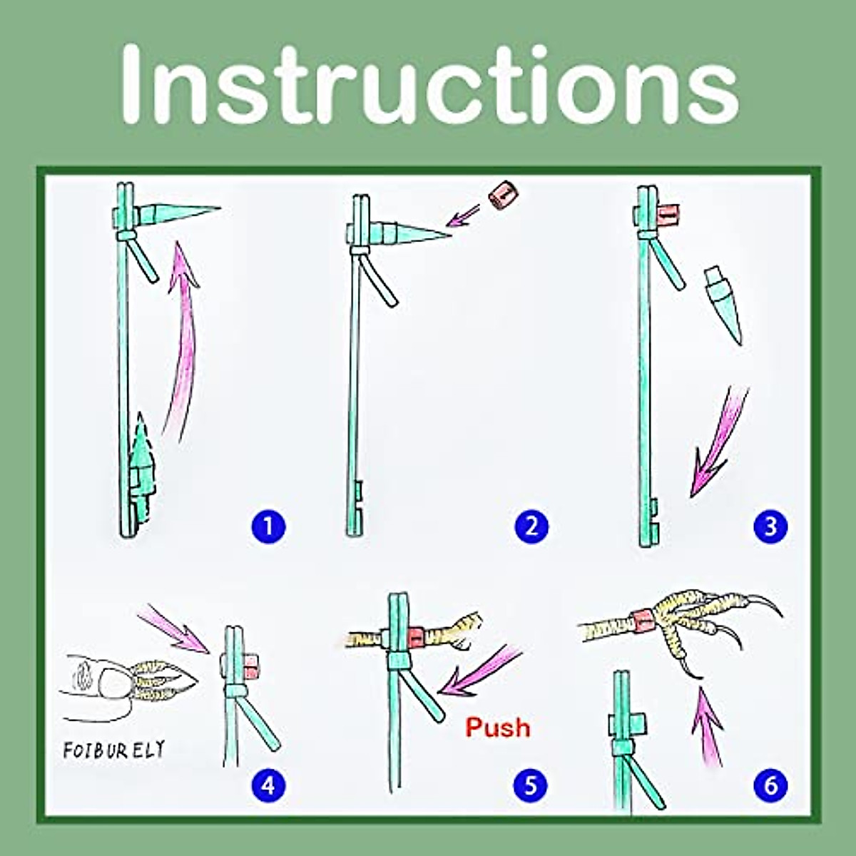 FOIBURELY 80 pcs Numbered Bird Ring Leg Bands for Gouldian Zebra Finch Canary Society Bird Foot Ring with 1 Installer(Diameter 3mm)