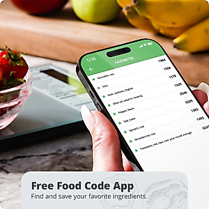 Nutrition Scale by Greater Goods, Food Grade Glass, Calorie Counting Scale, Meal Prep Scale, and Weight Loss Scale, Silver