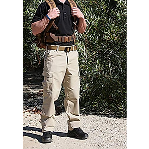 LAPG BDU Pants for Men, 6 Pocket Design BDU Tactical Cargo Pants, Lightweight Cotton Rip-Stop Fabric Pants, Charcoal, Medium/Regular