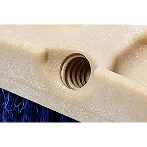 Guttermaster GM-215-8 Blue 8 Inch Oblong Medium Soft Flow Through Brush with Flagged Ends for RV's and Larger Vehicles