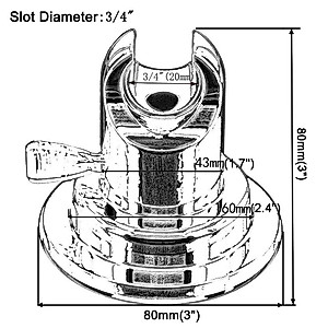 BOPai Vacuum Suction Shower Head Holder, Relocatable Handheld Showerhead Holder
