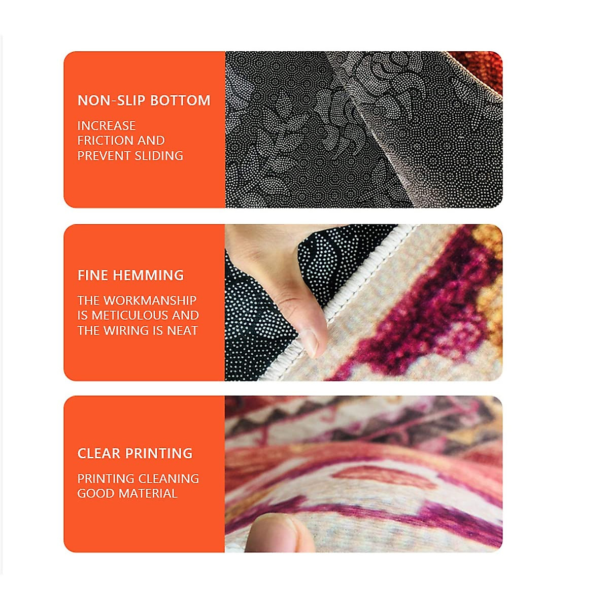 4' x 6' Planet Area Rug for Living Room Bedroom Throw Rugs Soft Kitchen Boys Room Floor Mats Non-slip Carpets Soundproofing