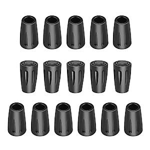 Hiking Pole Replacement Tips 16 Pack Rubber Tips for Walking Sticks Tips Trekking Pole Tips Trekking Stick End Protectors