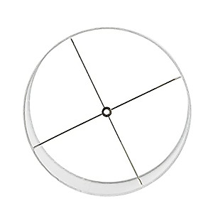 Decor Therapy Redmond Glass Font Steel Floor Lamp, Aged Pewter, Antique Mercury Glass