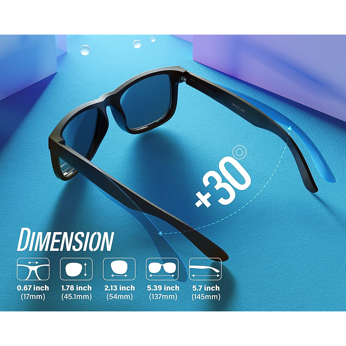 VELAZZIO Polarized Sunglasses for Men Women UV400 Protection Unisex sunglasses Ultralight Frame for Driving Cycling Golf Fishing Sailing, Black Frame Grey Lens