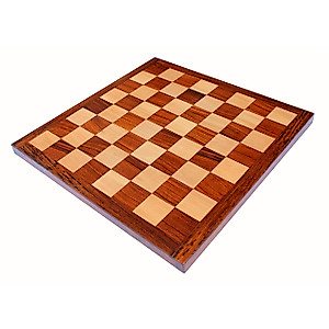 StonKraft Wooden Chess Board Without Pieces for Professional Chess Players - Appropriate Wooden & Brass Chess Pieces Chessmen Available Separately by Brand (16x16 Acacia)