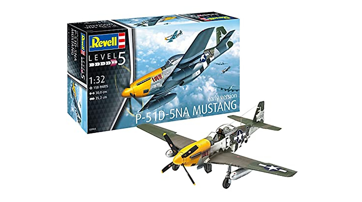 Revell P-51D Mustang Model Kit - 1:32 Scale