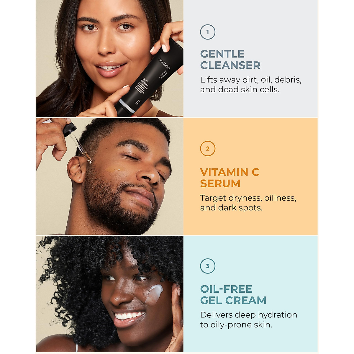 Buttah Skin by Dorion Renaud Oil-Free Hyaluronic Gel Cream 2oz - Daily Moisturizer - Hyaluronic Acid for Deep Hydration - AM & PM Moisturizer - Naturally Based Skin Care - Black-Owned Skincare